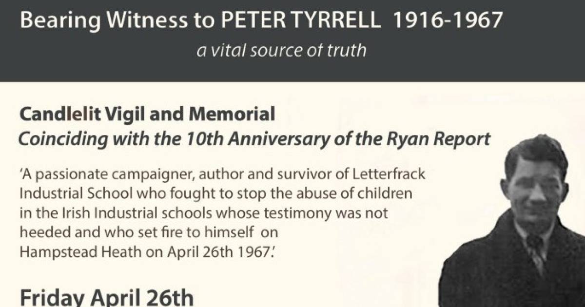 Nuala Flynn on remembering survivor Peter Tyrrell - Irish in Britain